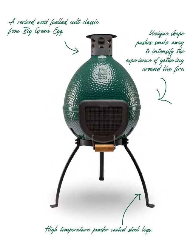 Big Green Egg Chiminea – Morley Stove